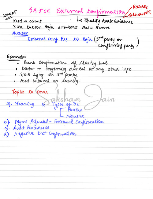Download SA 550, SA 501, SA 500, SA 510, SA 505 Handwritten Notes ...
