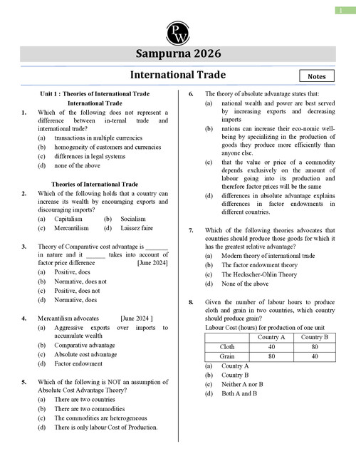 Download Assignment economic chapter international trade by love sir ...
